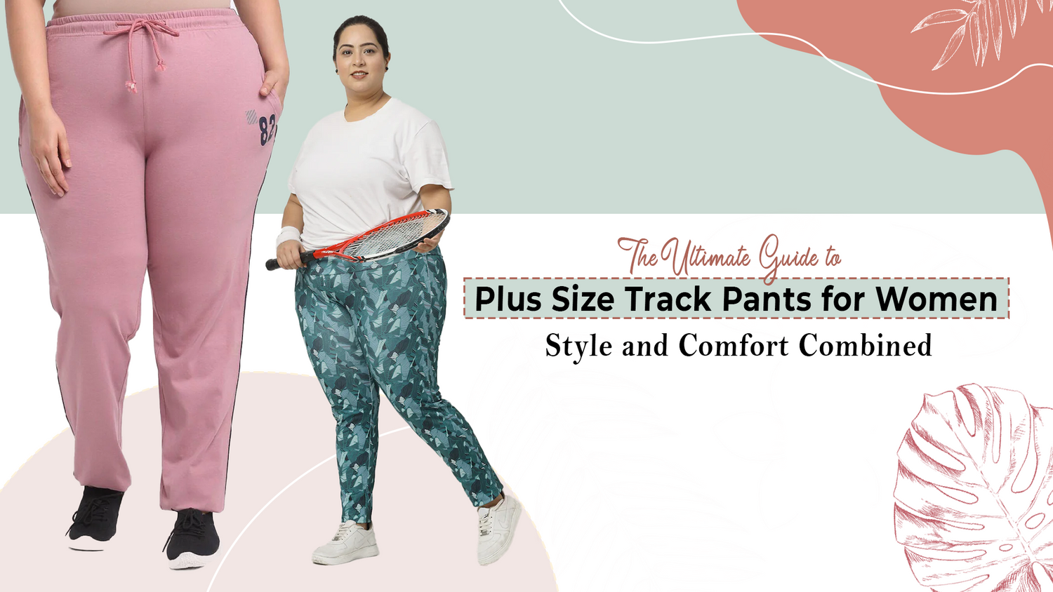 Shop Plus Size Track Pants for Women | Pluss - Style Meets Comfort